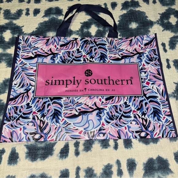 Simply Southern | Bags | Huge Simply Southern Reusable Shoppingtote Bag ...